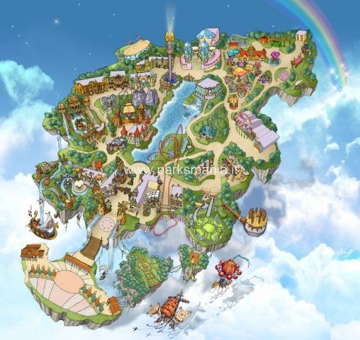 ParquePlaza.net: Rainbow MagicLand: obras y nuevo plano